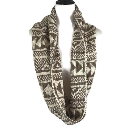 Altar'd State | Accessories | Altard State Womans Scarf Brown Geometric ...